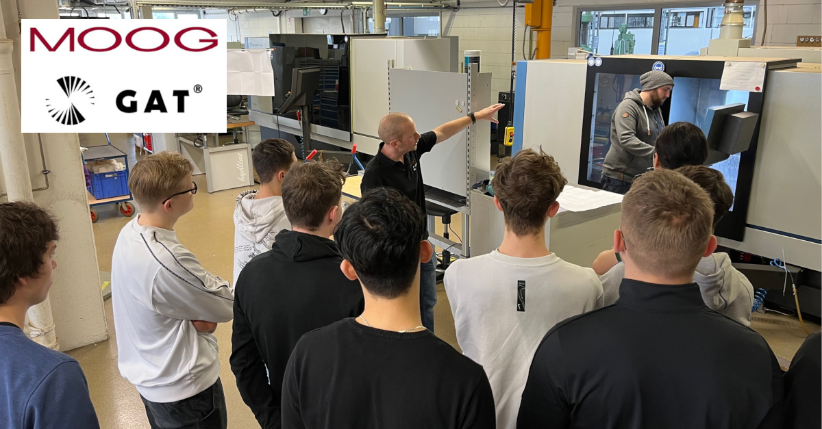 Berufsorientierung der Rheingauschule bei Moog GAT - Moog GAT