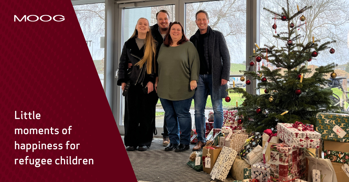 Little moments of happiness for refugee children - Moog GAT en